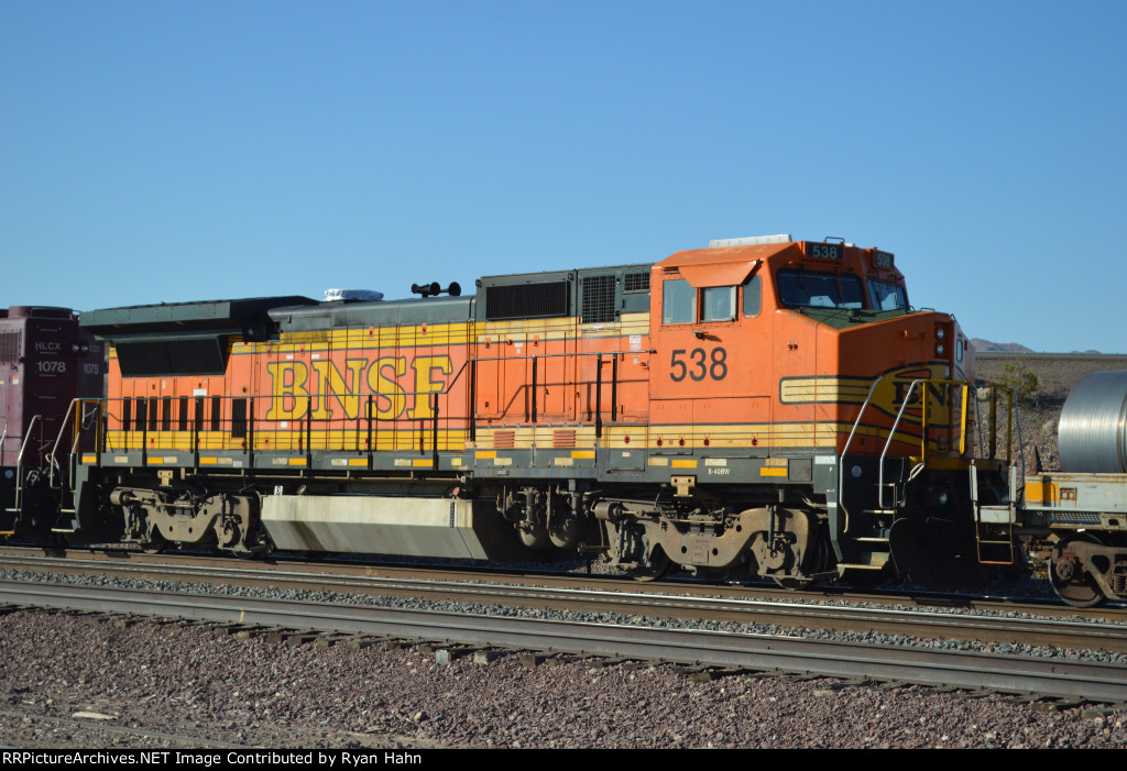 BNSF 538 Headed for Storage